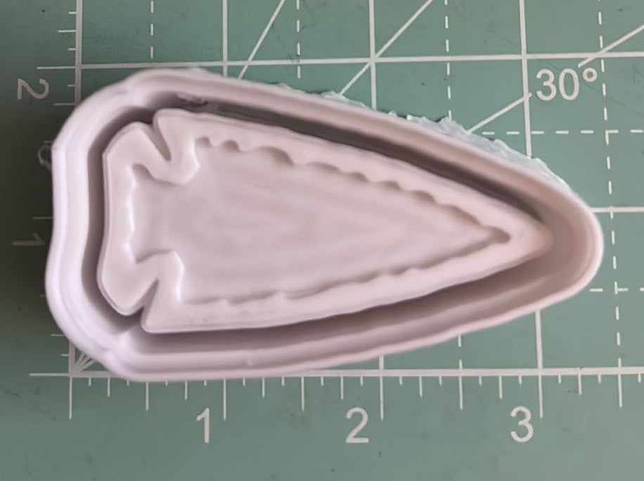 Arrowhead Vent Clips - Silicone Mold – Salty Creations LLC