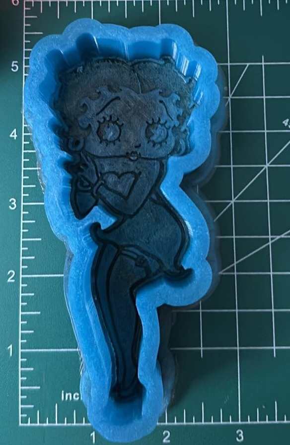 Flapper Girl - Silicone Mold – Salty Creations LLC