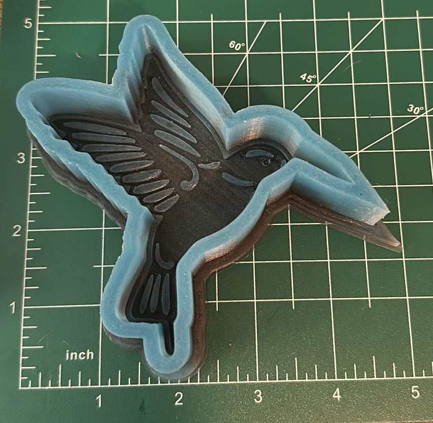 Hummingbird - Silicone Mold – Salty Creations LLC