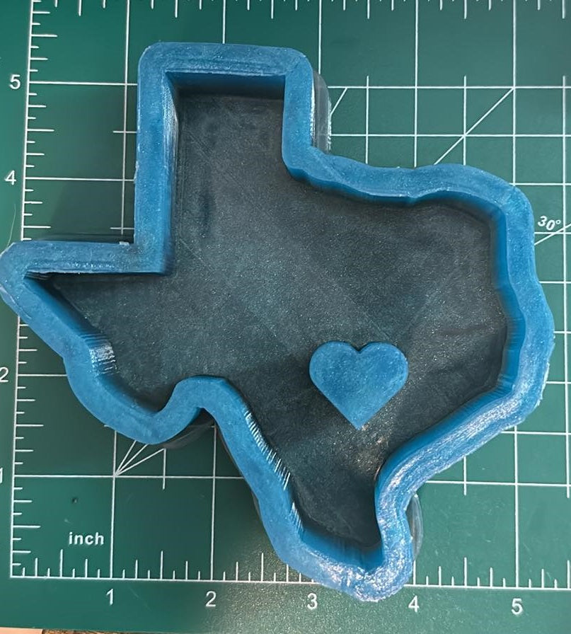 Heart Of Texas - Silicone Mold – Salty Creations LLC