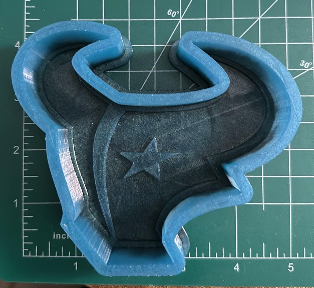 Bull Head - Silicone Mold – Salty Creations LLC