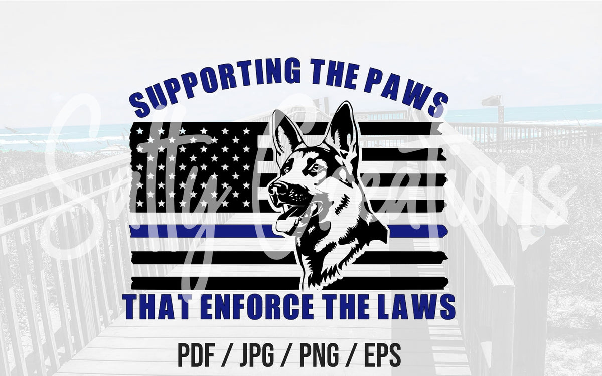 Supporting The Paws That Enforce The Laws - Digital Download – Salty ...
