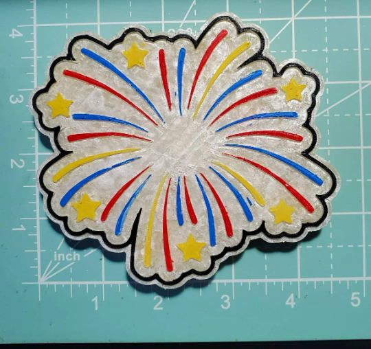 Firework Explosion - Silicone Mold – Salty Creations LLC
