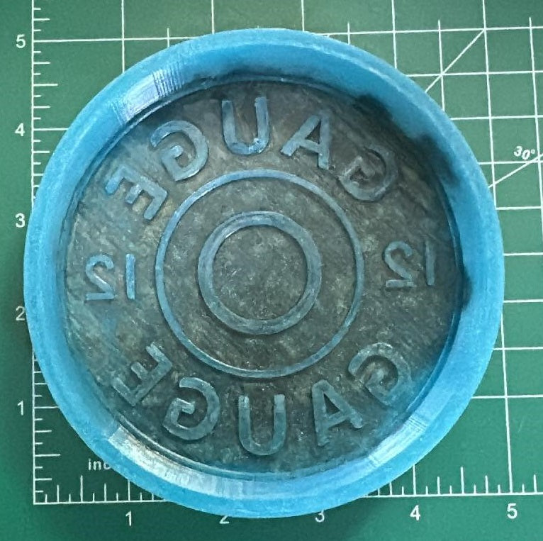 12 Gauge Shotgun Shell Butt - Silicone Mold – Salty Creations LLC